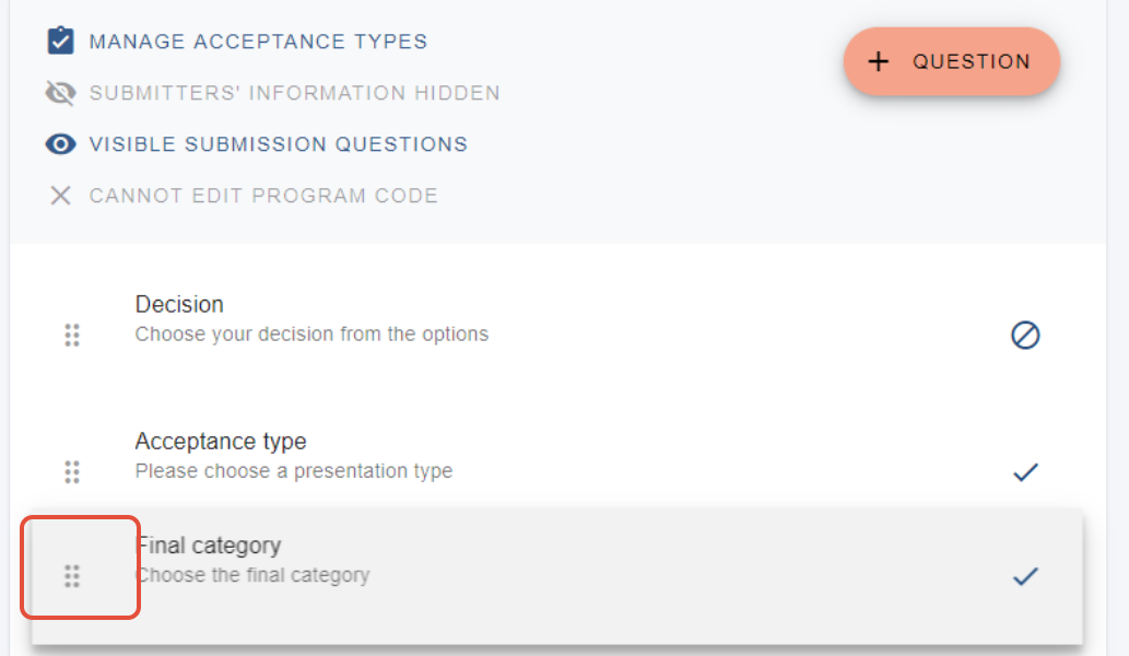 Design the decision form