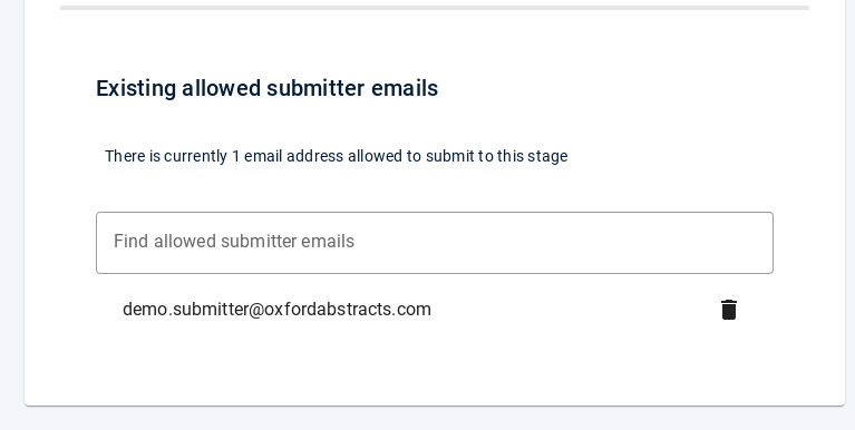 Restricting who can submit by email