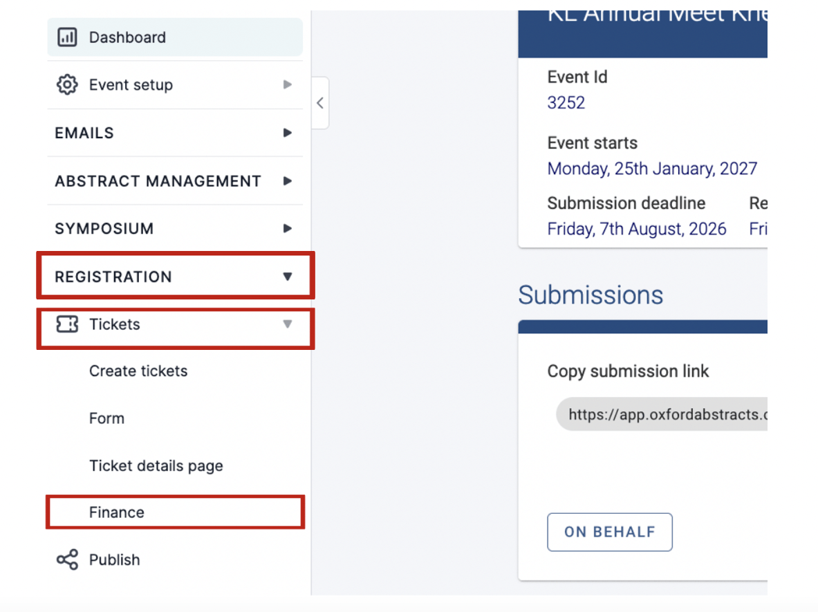 How to configure invoices and receipts for Delegate Registration