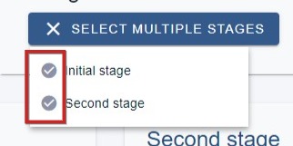Creating multi-stage submission forms