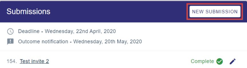 Making a second/additional submission