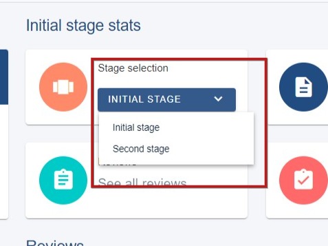 Creating multi-stage submission forms