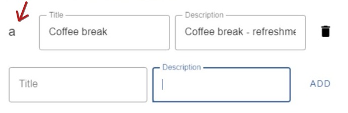 Setting up your program - configuration