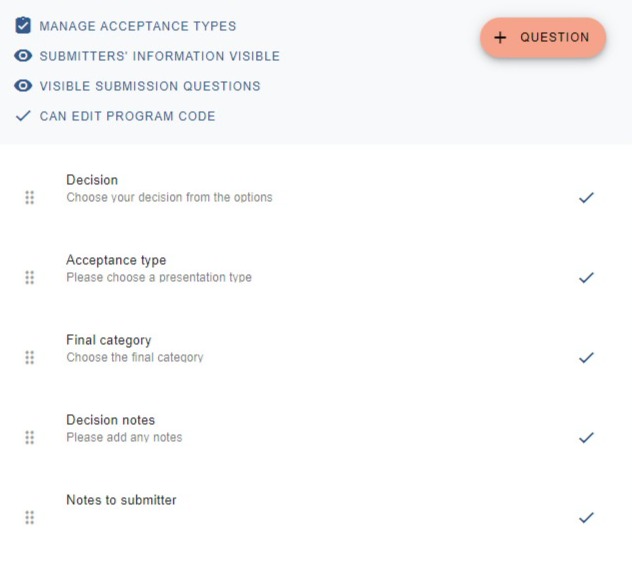 Design the decision form