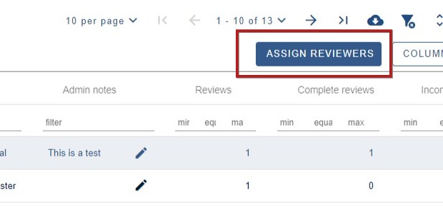 Assigning and unassigning a submission to a reviewer