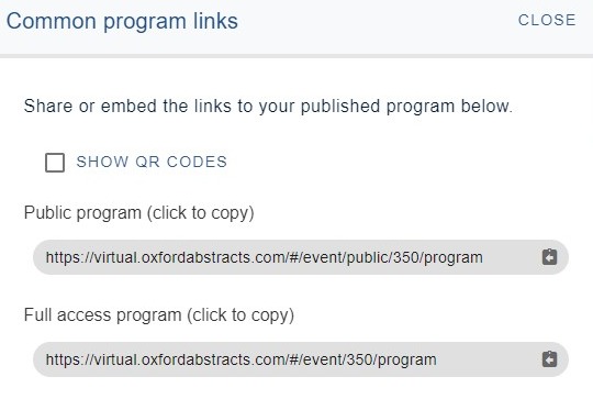 Publishing your program